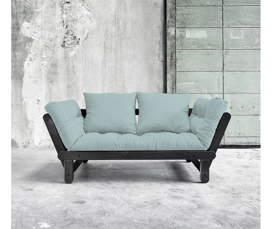 Divano letto futon Beat Nero - Zen - Vivere Zen